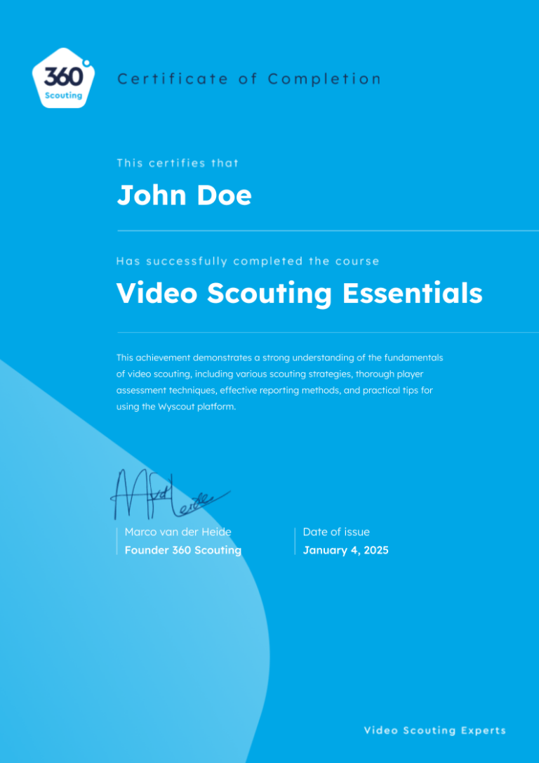 Video Scouting Essentials - 360 Scouting